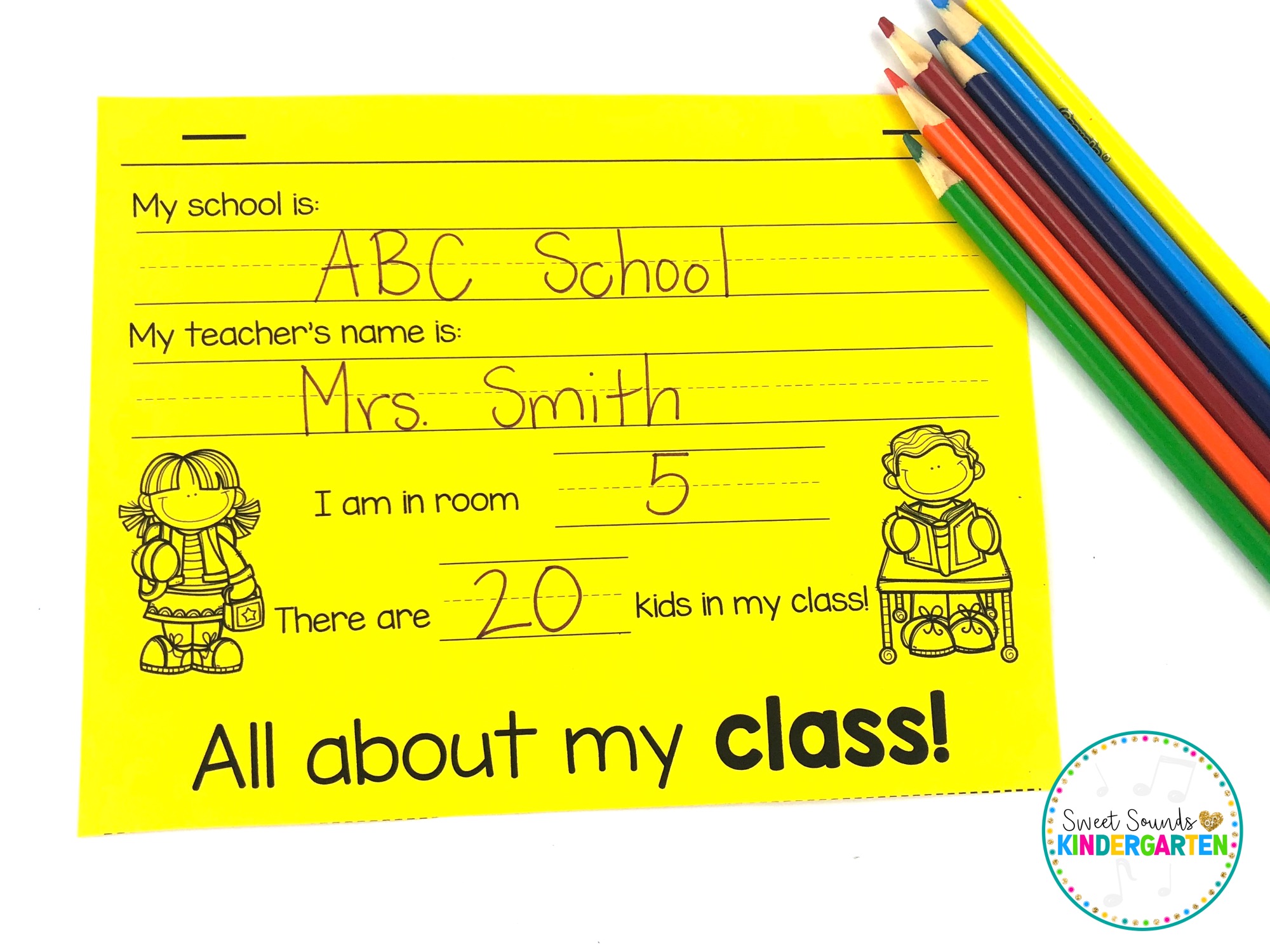 Kindergarten End of the Year Memory Books