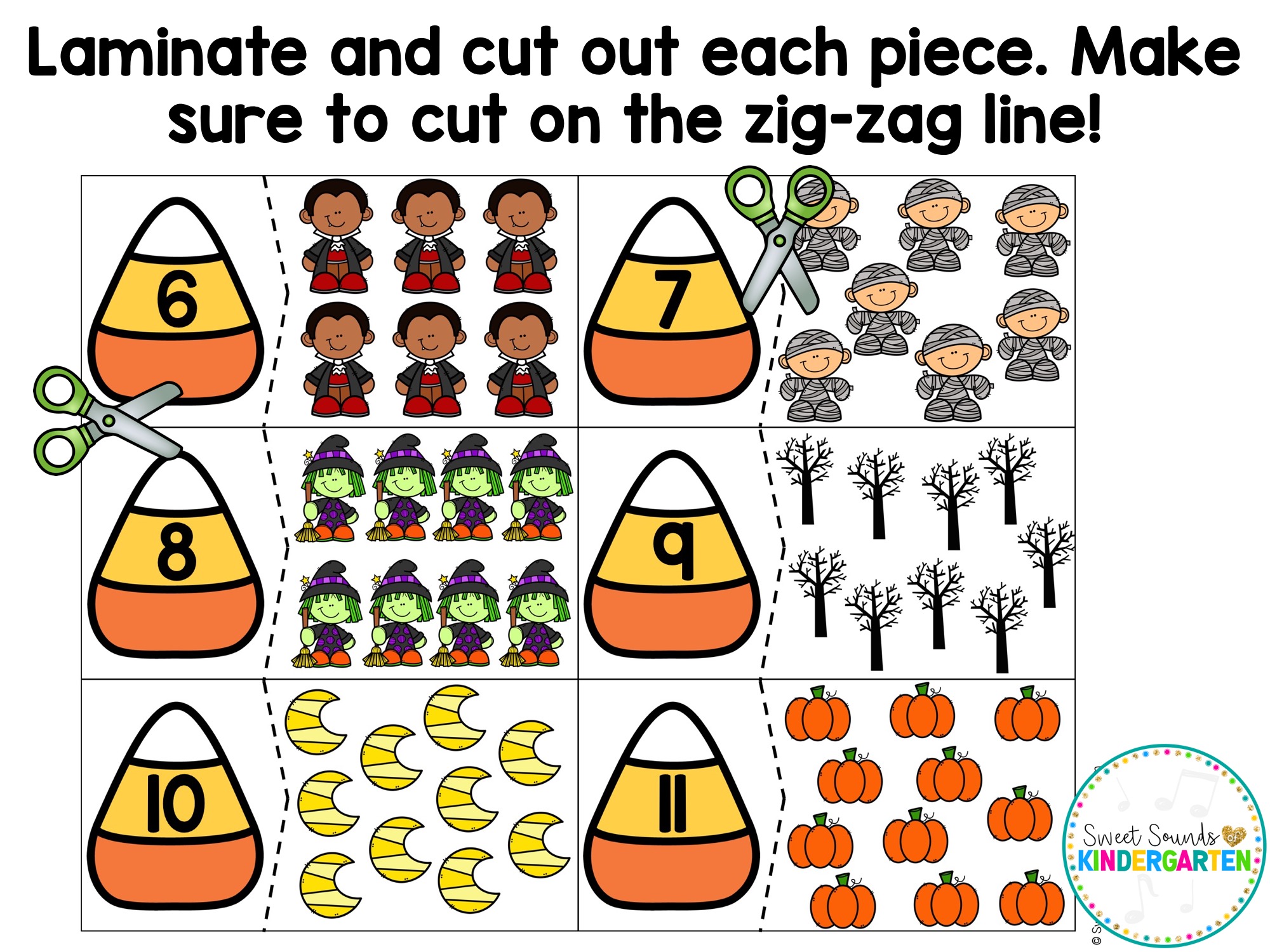 Halloween Counting Puzzles