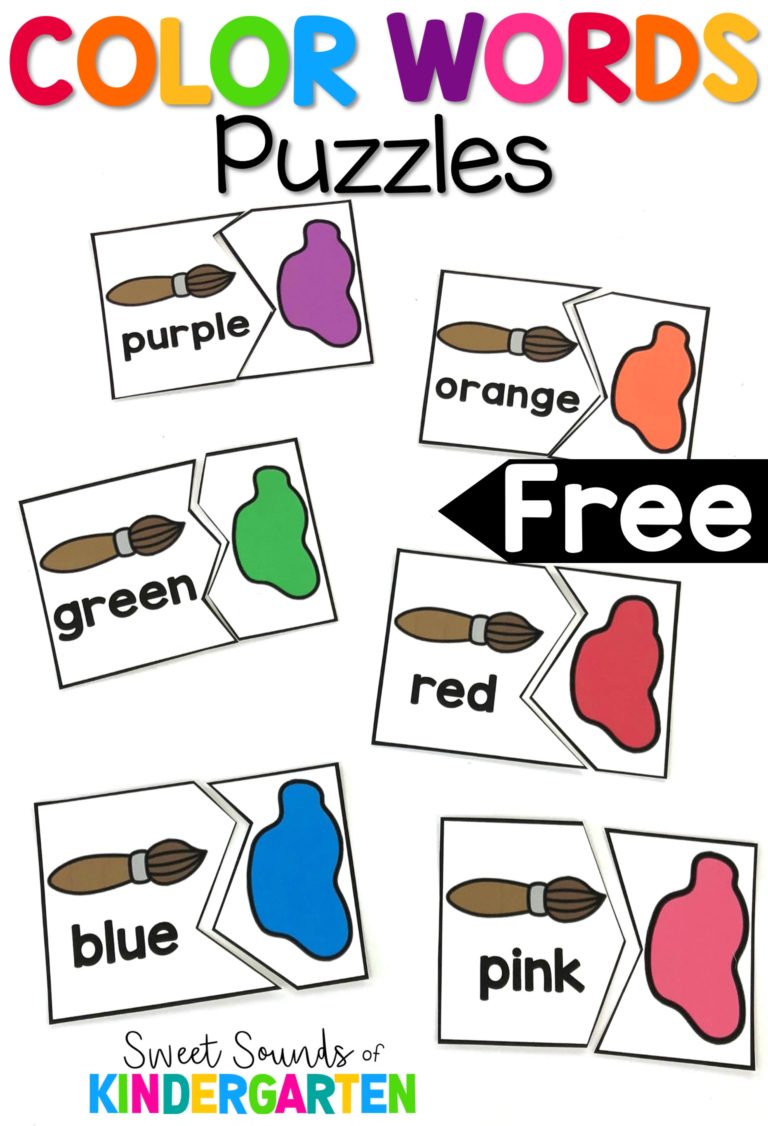 Color Words Matching Puzzles